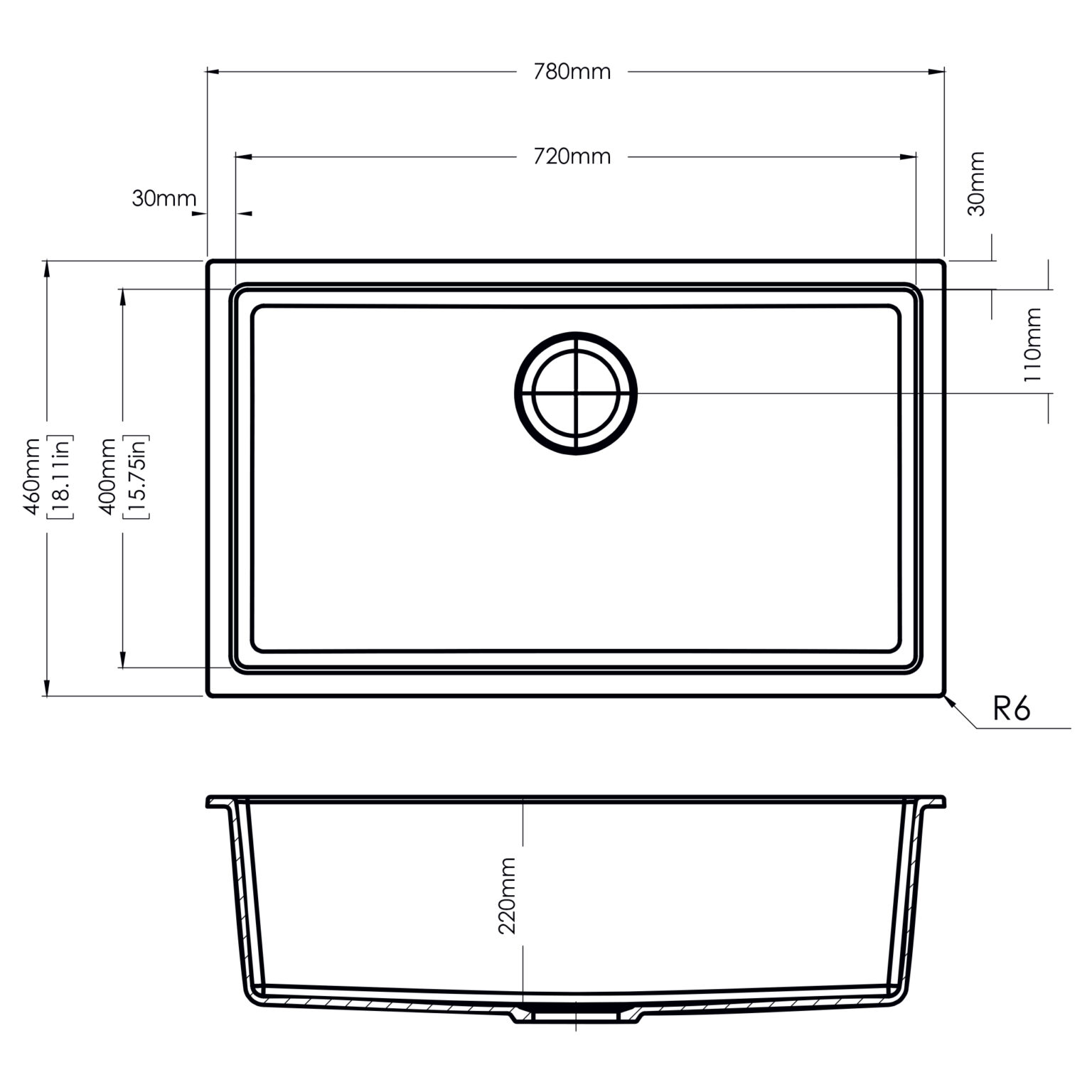 Carysil N100L Enigma Single Bowl Kitchen Sink - Carysil Global